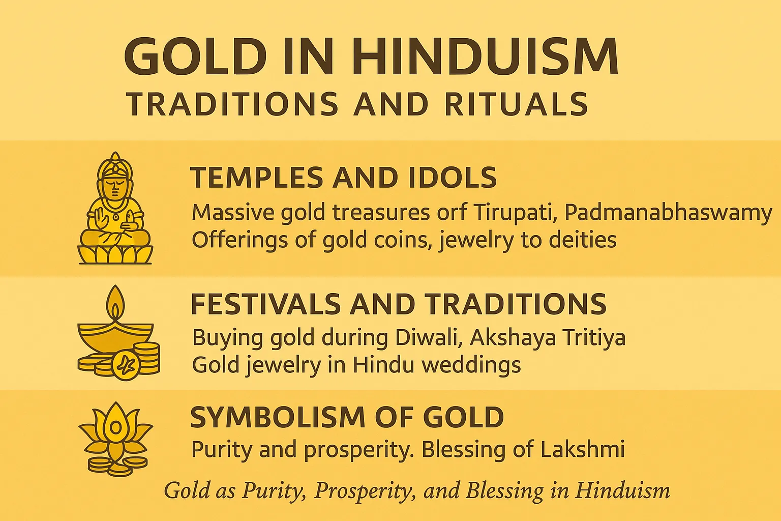 Gold in Hinduism – Traditions, Rituals, and Symbolism