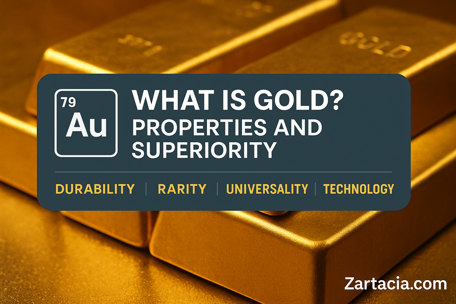 What is Gold? Properties, Uniqueness, and Superiority